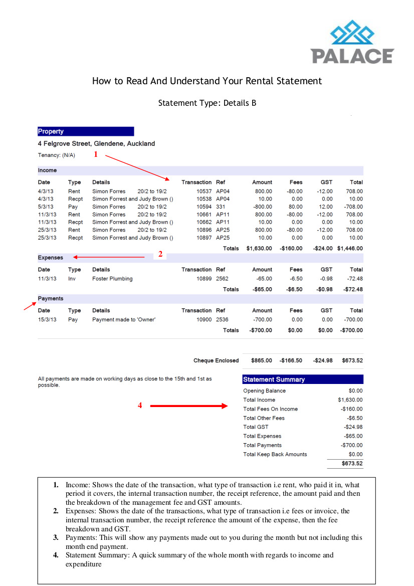 WeRent - Payments & Statements